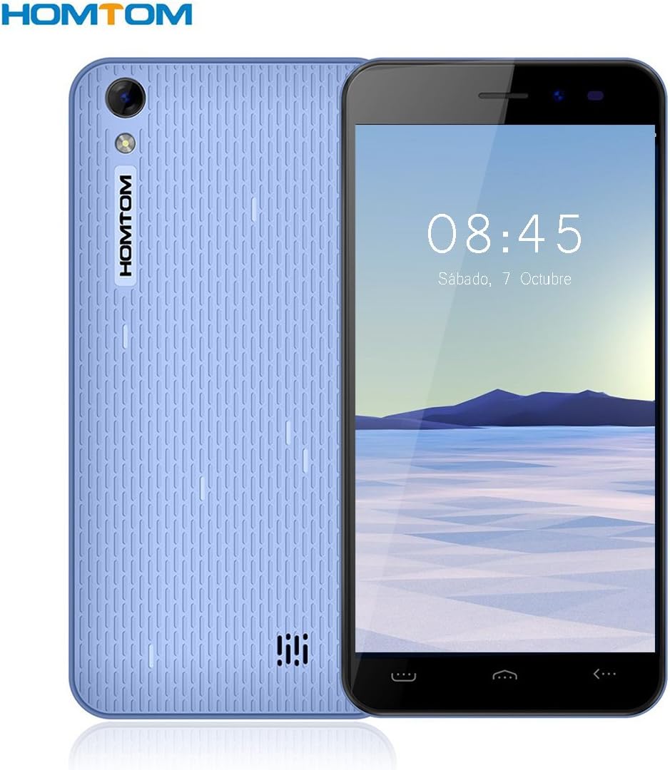 Homtom HT16 - Smartphone Libre 3G de 5.0''HD ( Android 6.0, 5.0MP+2.0MP ...