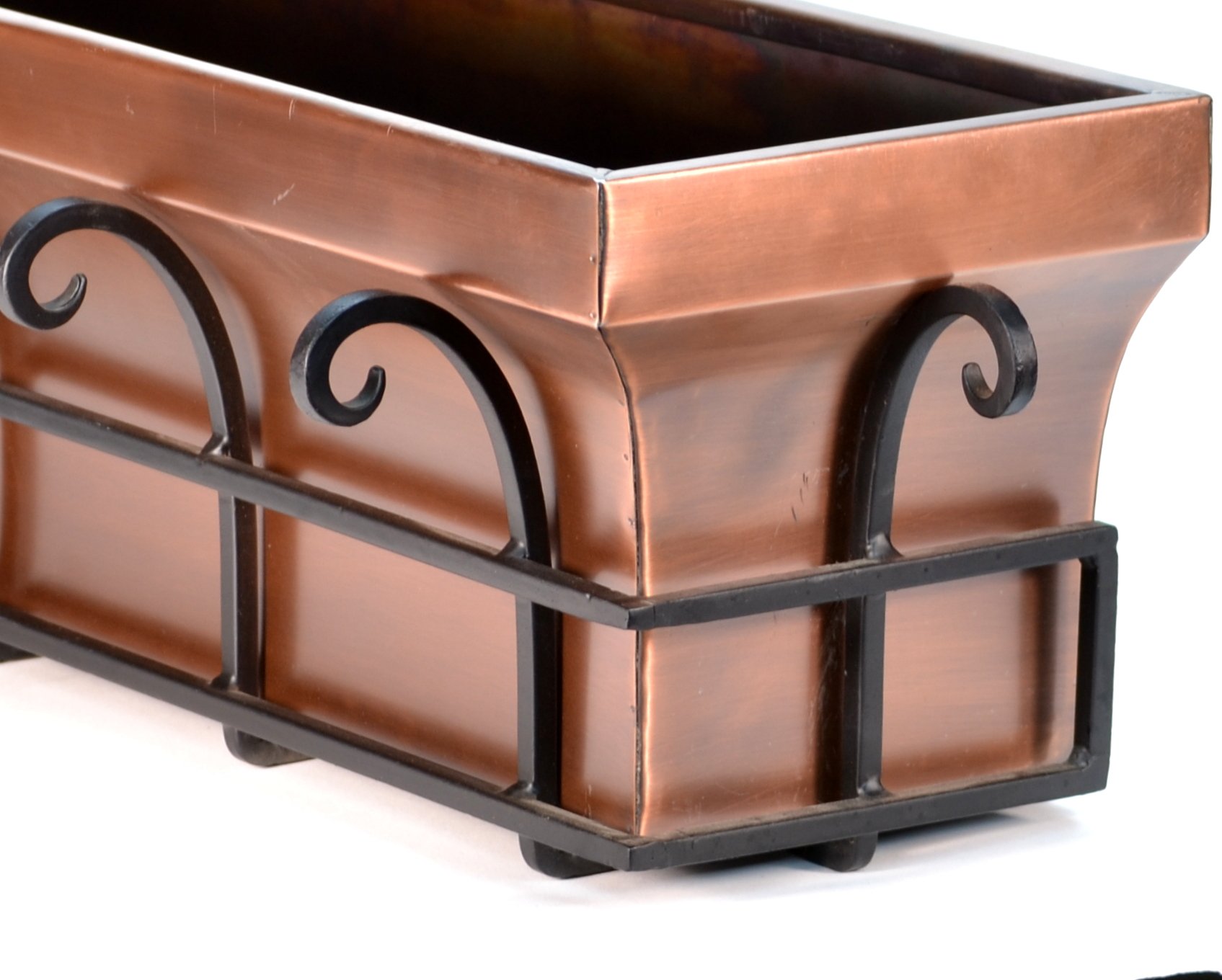 H Potter Copper Window Flower Garden Box Planter (48 Inch Length ...