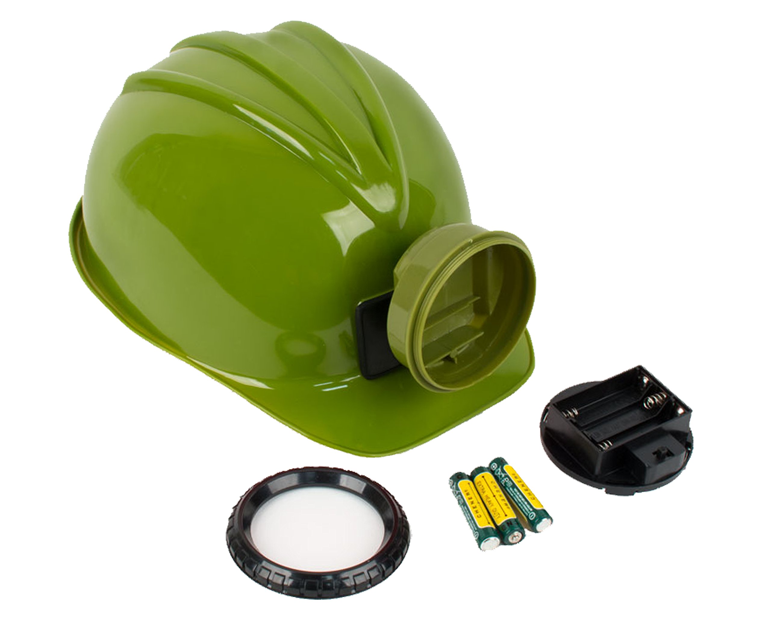 Light-up Hard Hat Including Miner, Railroader, Builder And Spelunker ...