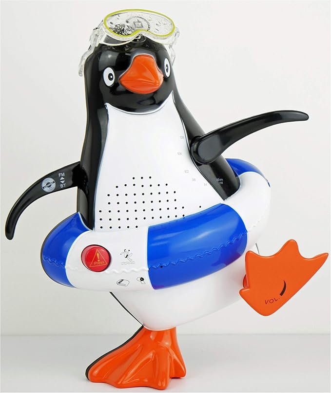Steepletone Penguin Radio PSR5 BT. FM Radio, Waterproof: Amazon.co.uk ...