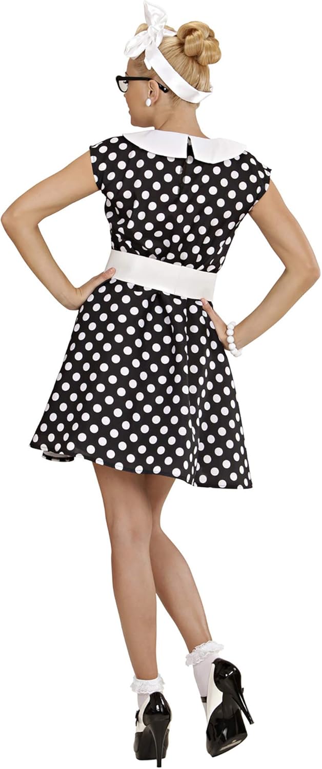 Ladies 50s Lady – Black Costume Large UK 14-16 for Grease 50s Rock N ...