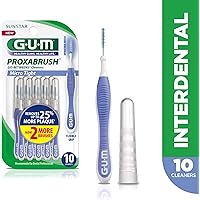GUM Proxabrush Go-Betweens Interdental Brushes, Micro Tight, 10 Count ...