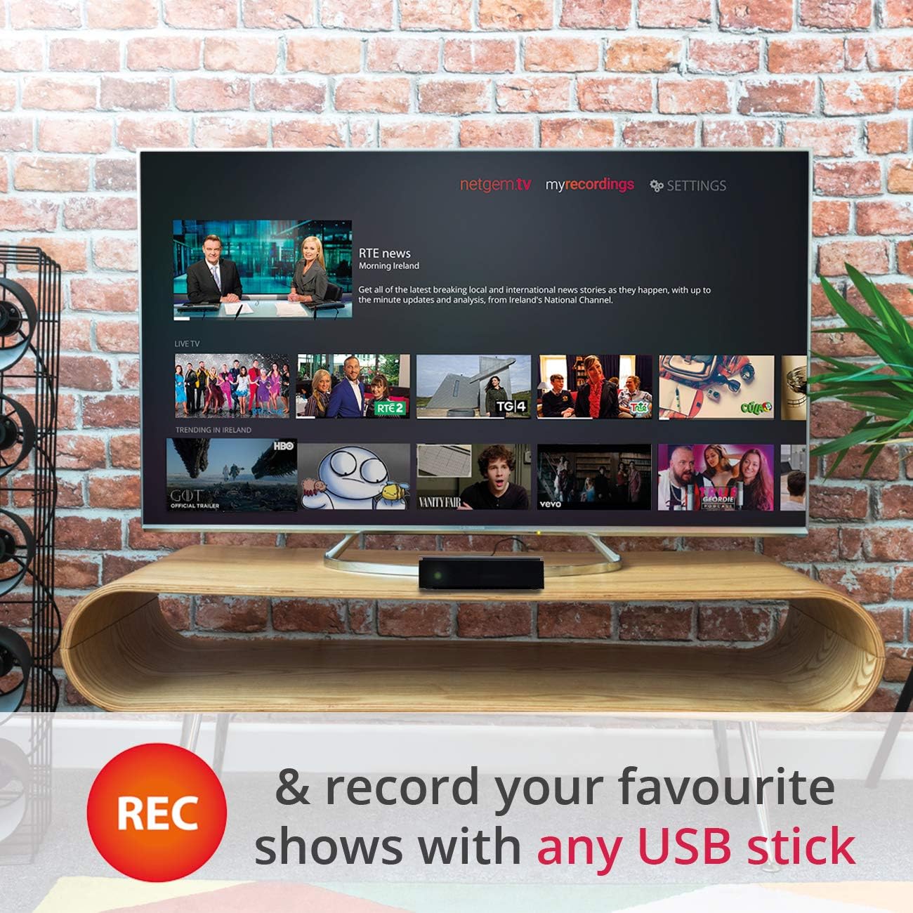 NetBox Ultra HD: Saorview Live Irish channels smart TV box + Streaming ...
