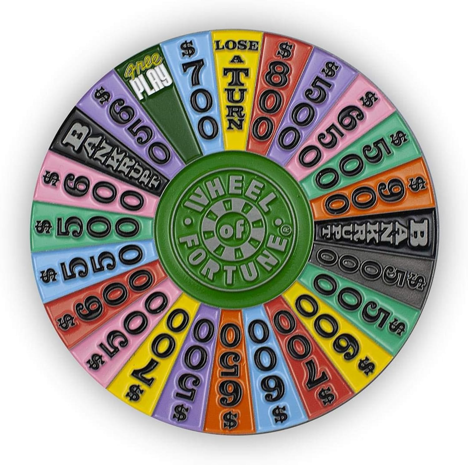 Amazon.com: Wheel of Fortune Game Show Spin Wheel Enamel Backpack Pin ...