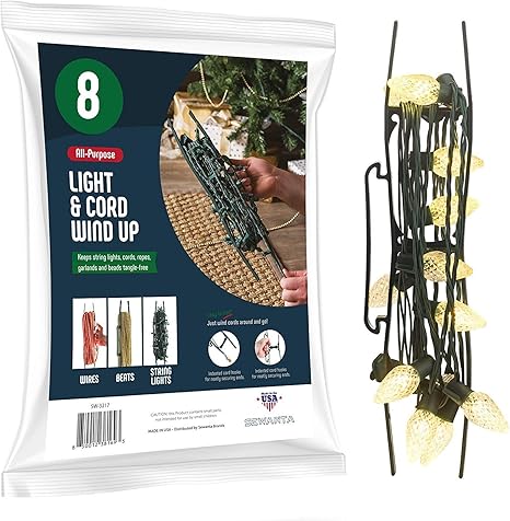 Amazon.com: Christmas Lights Storage Holder [Set of 8] All-Purpose ...