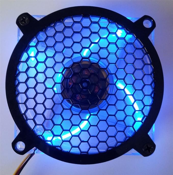 Amazon.com: Custom Acrylic Honeycomb Computer Fan Grill 200mm ...