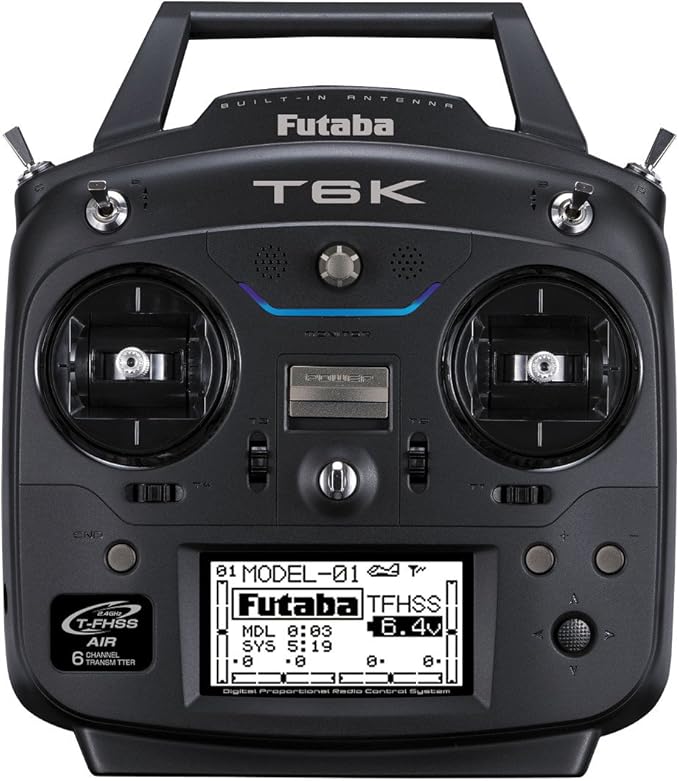 Futaba T6K 6 Channel 2.4GHz T-FHSS (Dry) Mode 2 Transmitter & R3006SB ...