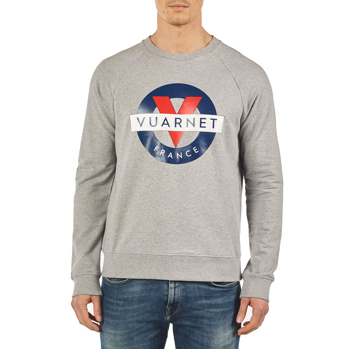 Buy Vuarnet Men's Long Sleeve Sweatshirt with Classic Vuarnet Logo ...