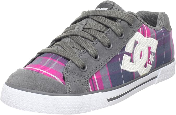 DC Shoes Girls’ D0300876 Skateboarding Shoes Grey Size: 6 UK: Amazon.co ...