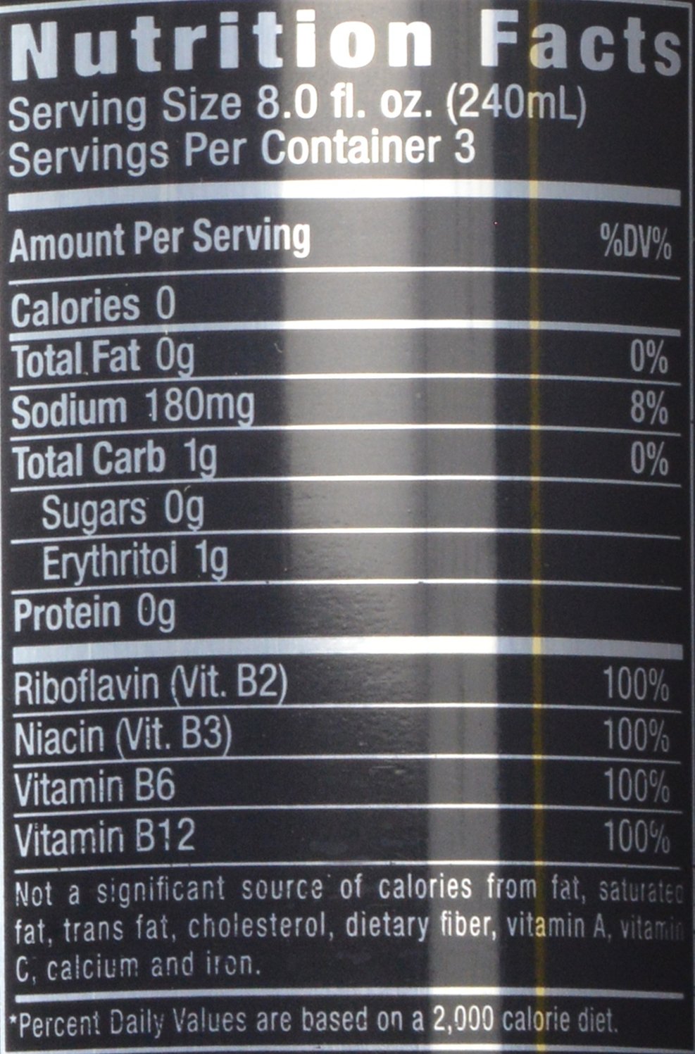 Monster Nutrition Facts