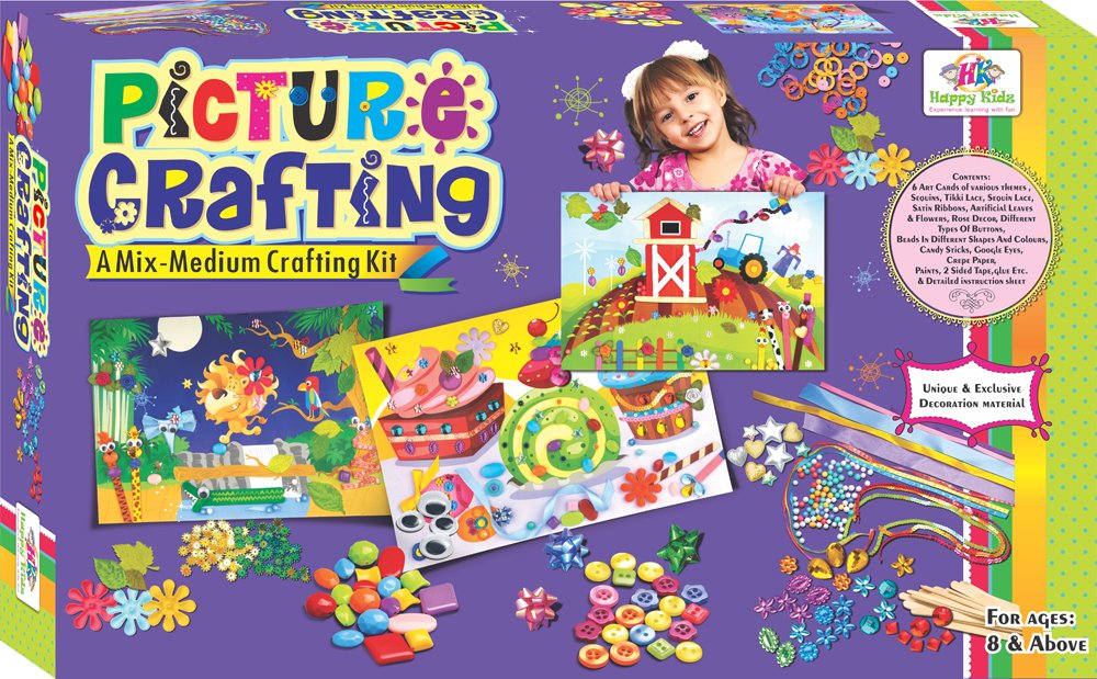 Buy Art Craft Toys Picture Crafting A Mix- Medium Crafting Kit Online ...