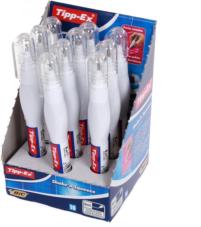 Tipp-ex Shake and Squeeze Pack of 10: Amazon.co.uk: Office Products