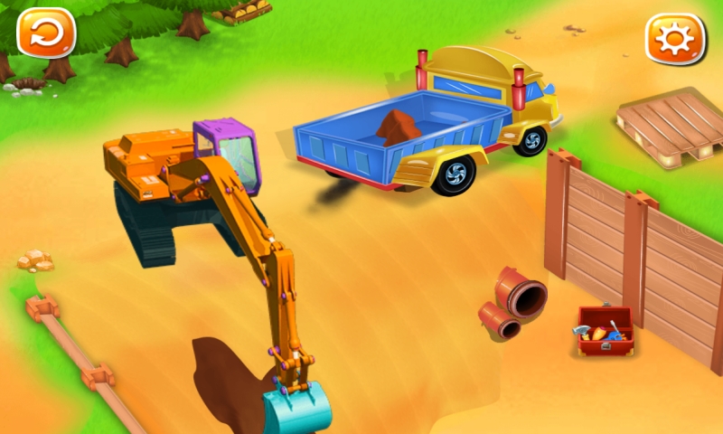 Construction City For Kids : construction game for kids - diggers ...