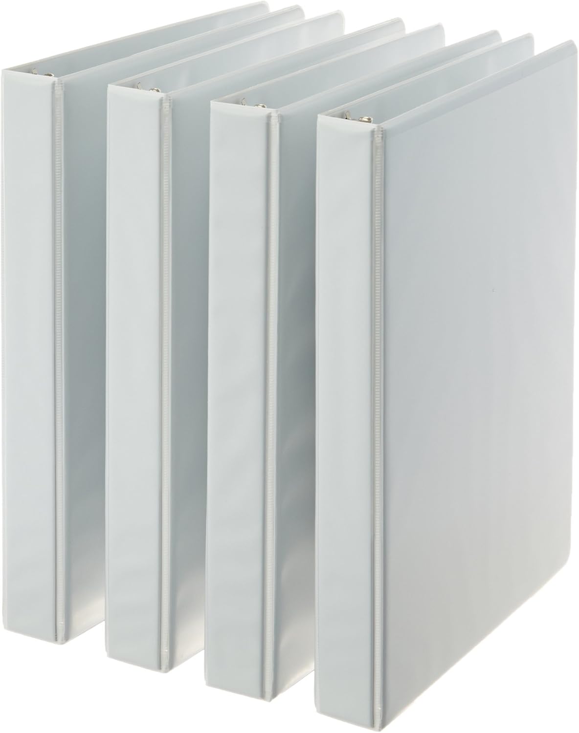AmazonBasics 3 Ring Binder 1 Inch White 4 Pack EBay