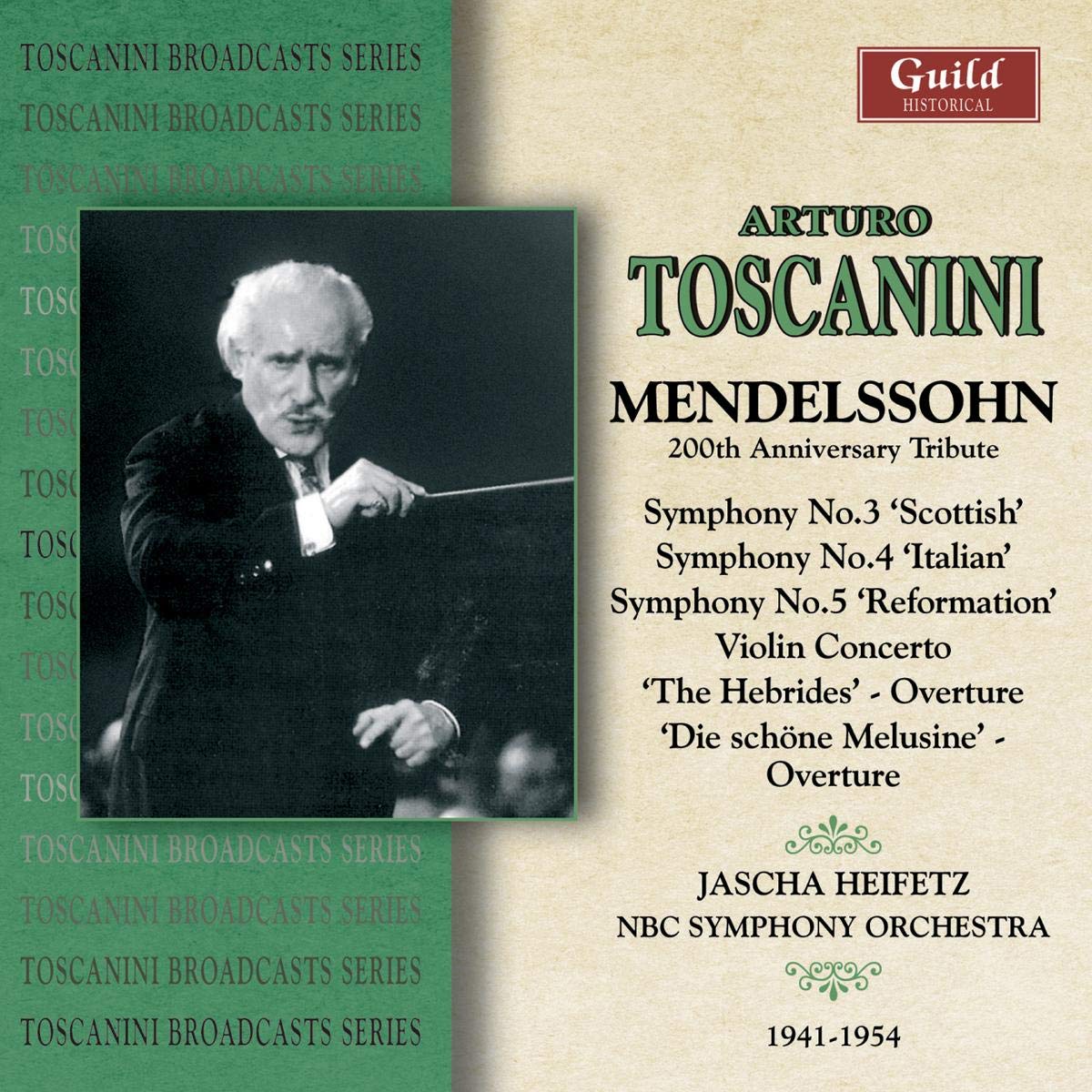 Arturo Toscanini Dirige Nbc Symphony Orchestra Sélection : Mendelssohn ...