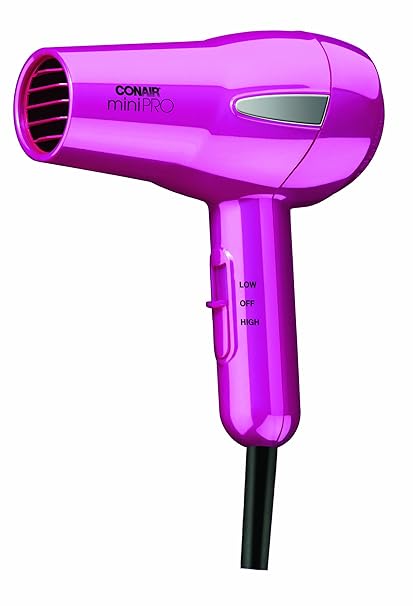 Conair MiniPRO Tourmaline Ceramic Styler/Hair Dryer; Pink: Amazon.co.uk ...