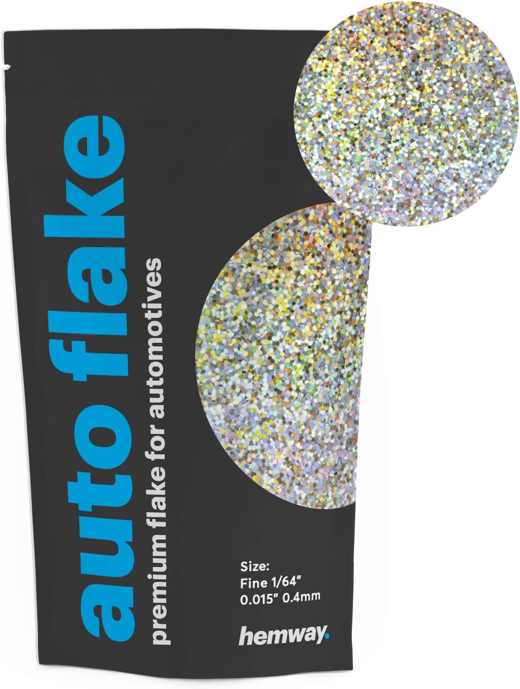 Amazon.com: Hemway Automotive Metal Flake Glitter FINE 1/64" 0.015" 0 ...