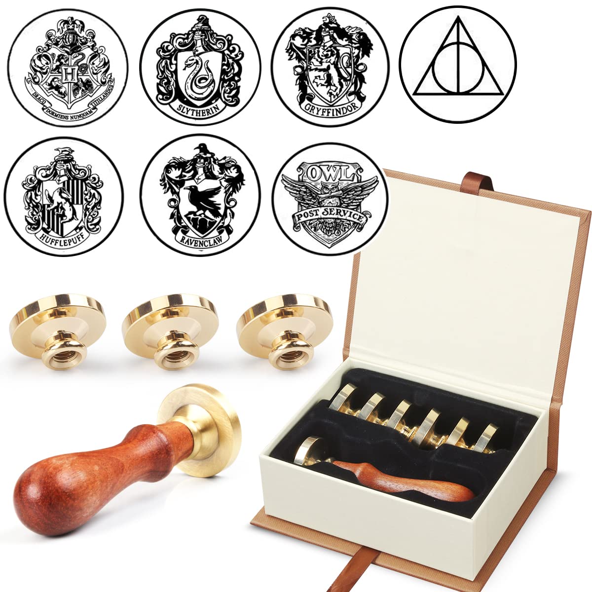 Mua GANGSHA Hogwarts Magic School Wax Seal Stamp Set, 7 Pcs Sealing Wax ...