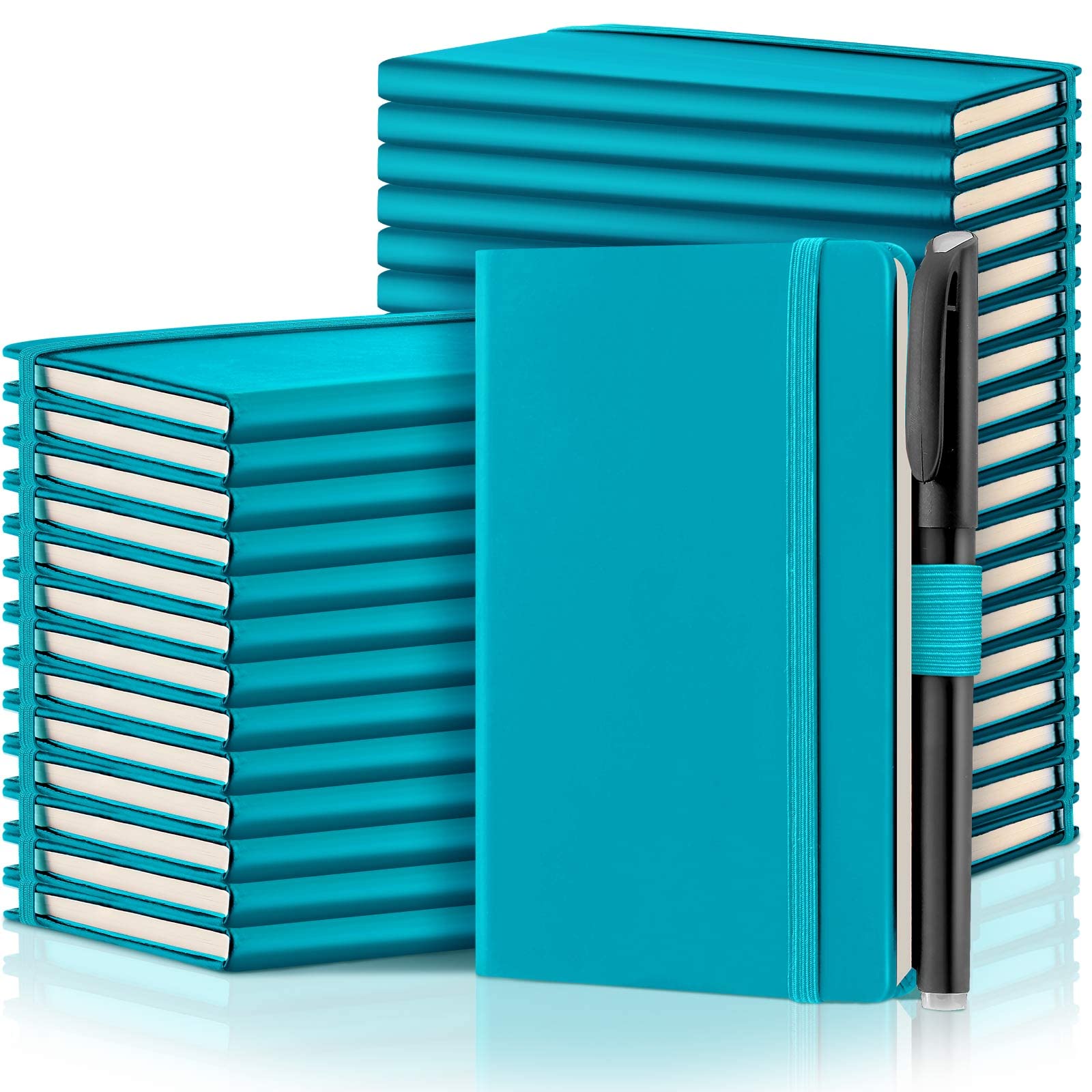 Laumoi 36 Sets Pocket Notebook Journals with Pens A6 Cute Small Journal ...