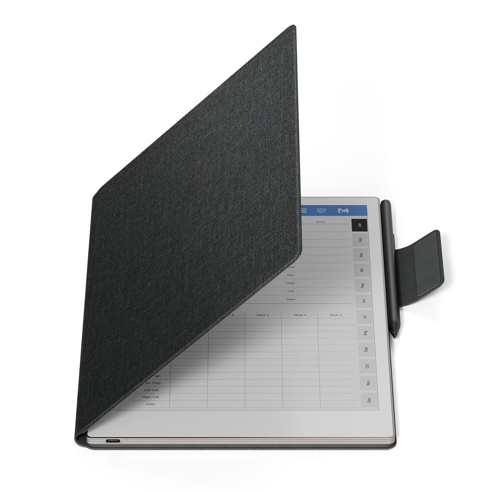 Ayotu Case for Remarkable Paper Pro, Mosaic Weave Book Folio with Pen ...