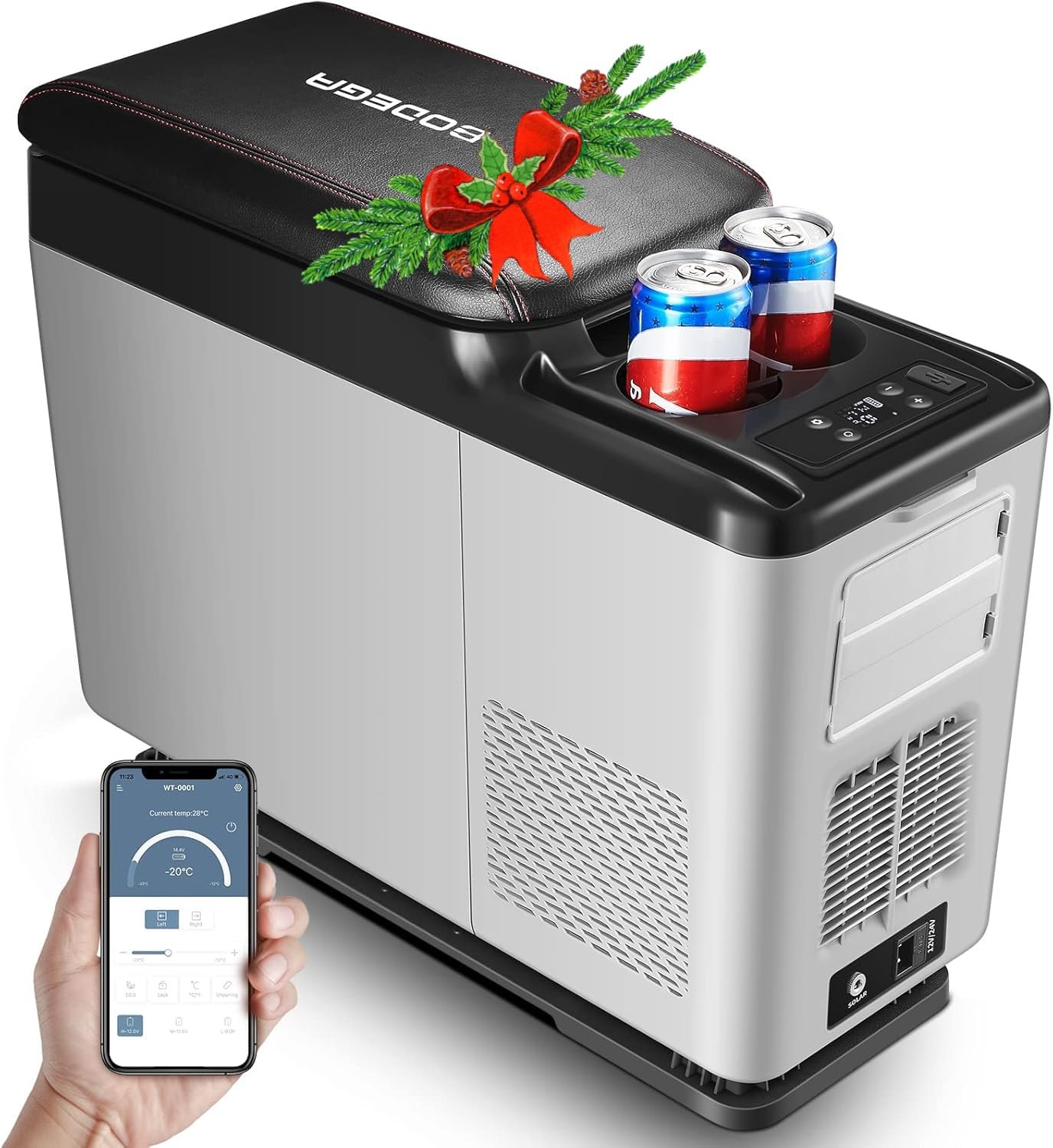 BODEGA 12 Volt Refrigerator, 16 Quart (15L) Car Fridge, Portable ...