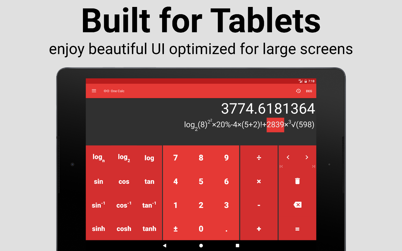 One Calc: Simple Scientific Calculator:Amazon.fr:Appstore for Android