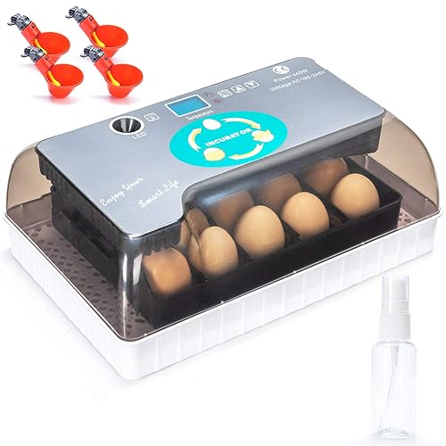 Apdo Egg Incubator, 9-35 Eggs Fully Automatic Poultry Hatcher Machine ...