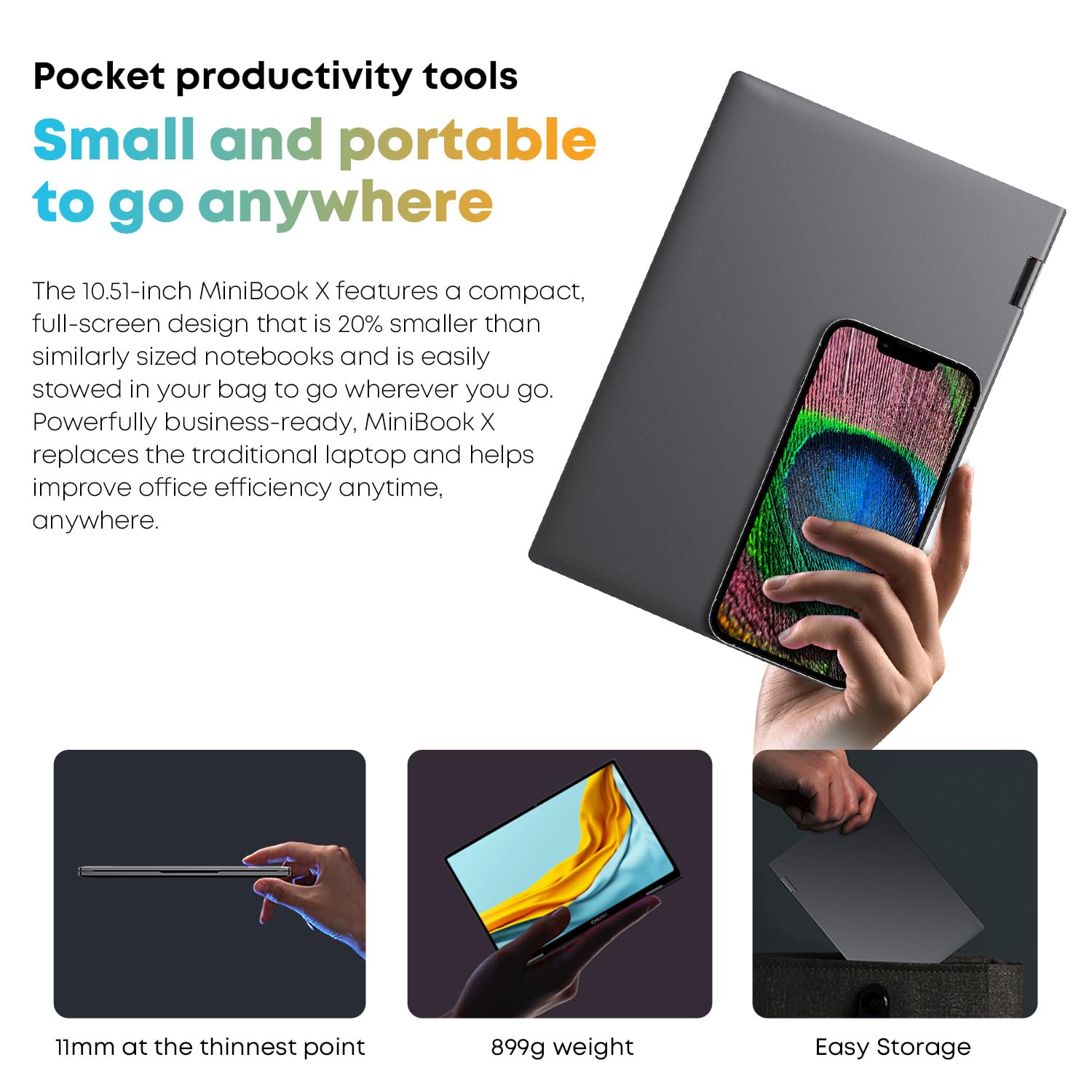 Mua CHUWI MiniBook X 2-in-1 Touchscreen Laptop with USB C Hub, 512GB ...