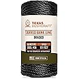 Amazon.com : Texas Bushcraft Tarred Bank Line Twine - #36 Black Nylon ...