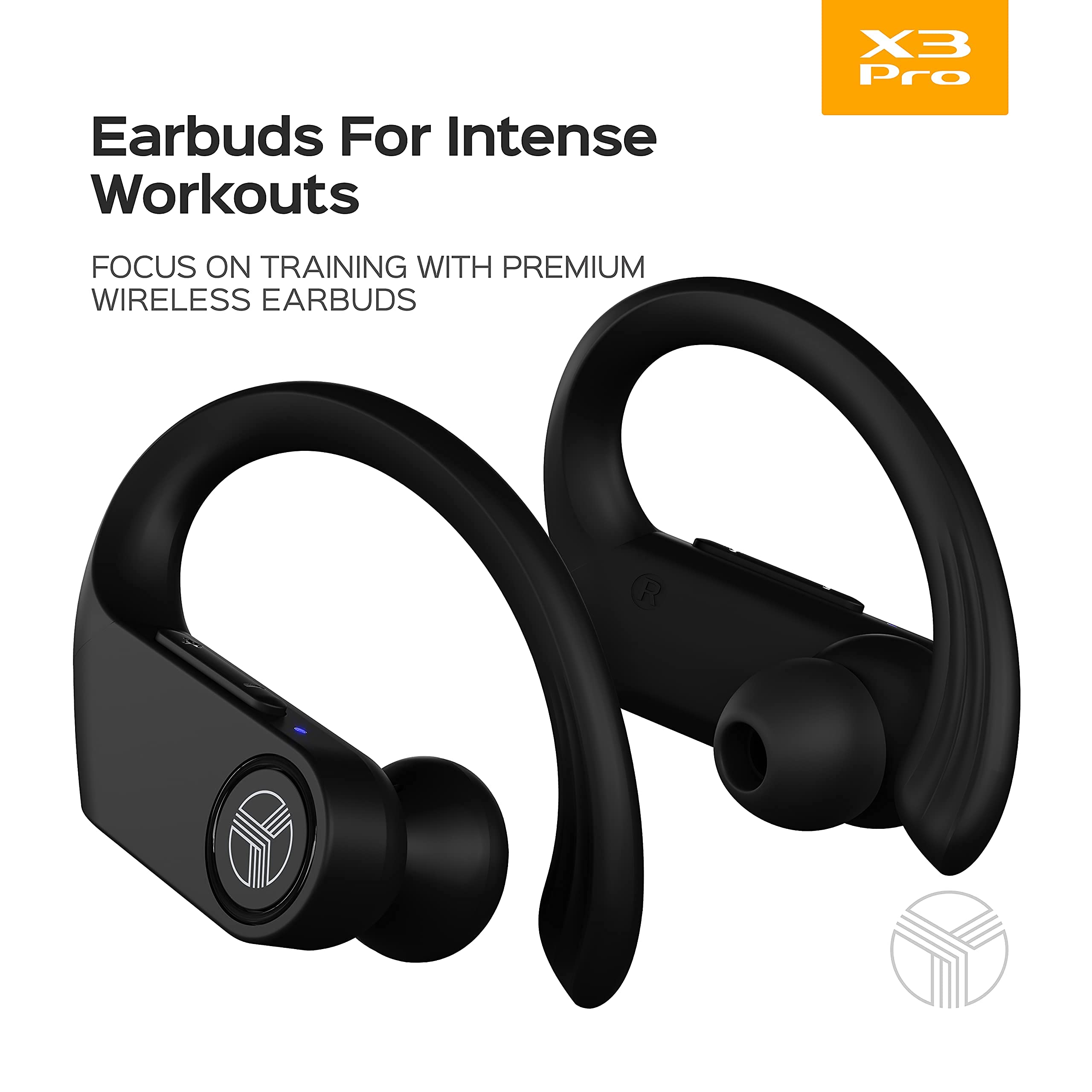 Mua TREBLAB X3-Pro - Wireless Earbuds with Earhooks-45H Playtime, aptX ...