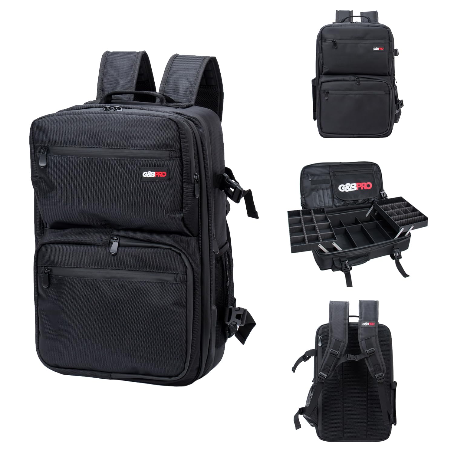 G&BPRO Full Size Backpack with Extending Tray System | All-in-one ...