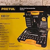 Pretul SET-133 Set de Herramientas para Mecánica, 133 Piezas: Amazon.com.mx: Herramientas y ...