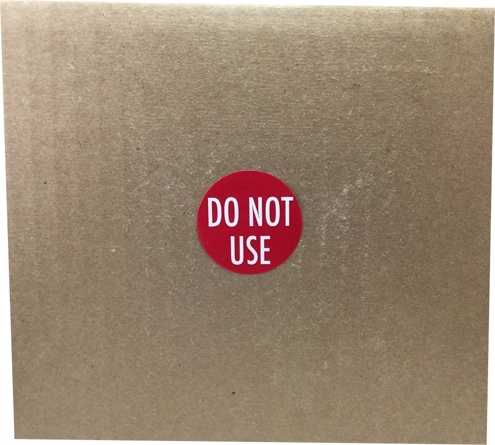 Mua Red with White DO NOT USE Stickers, 1.5 Inches Round, 500 Labels on ...