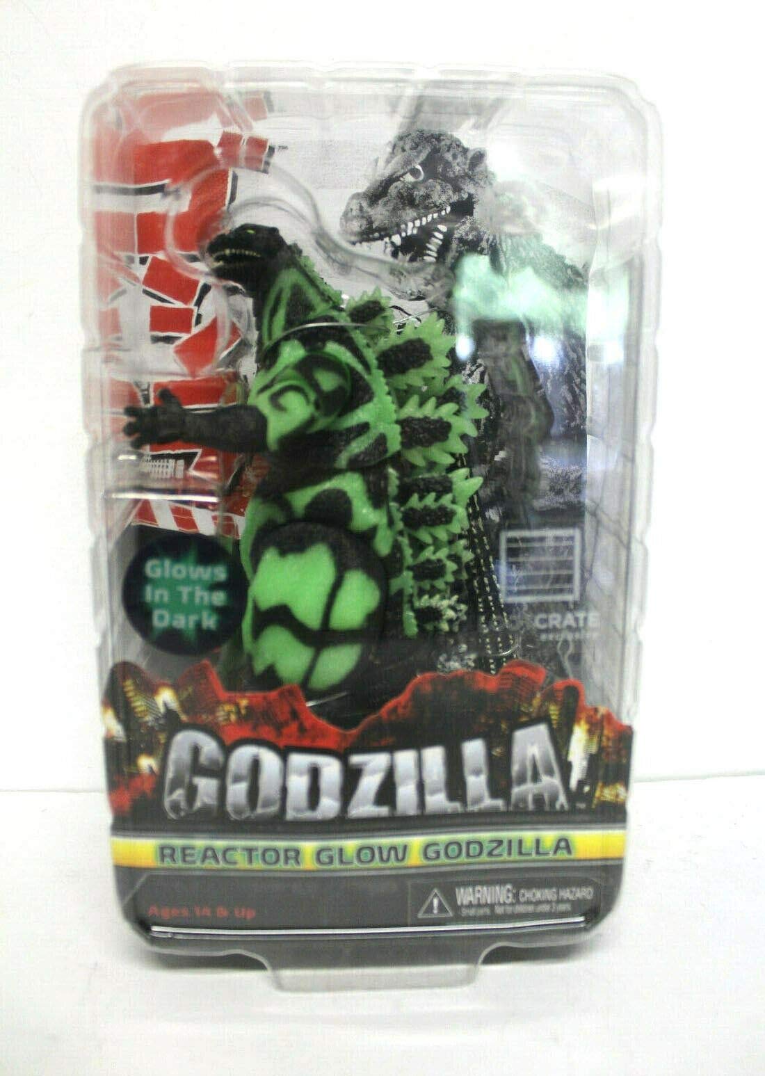 NECA Reactor Glow Godzilla, Glows In The Dark Action Figure, Loot Crate ...