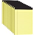 Amazon.com : MSKKSM Note Pads 5x8, 10 Pack Small Legal Pads 5x8 Yellow ...