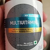HealthKart Multivitamin with Ginseng Extract, Taurine and Multiminerals ...