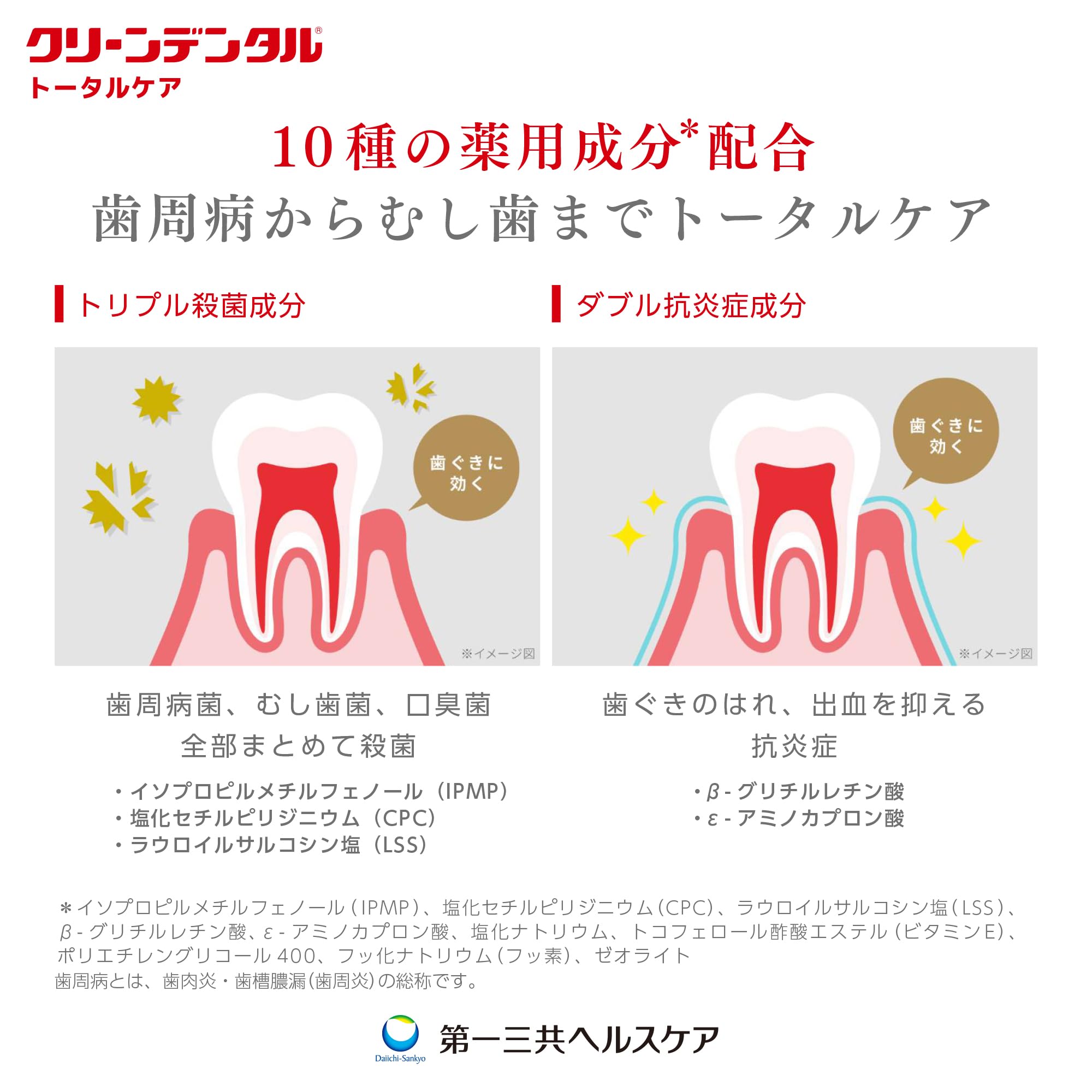 Mua [Quasi-drug] Clean Dental Total Care 3.5 oz (100 g) Medicated Toothpaste, Periodontal ...