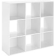 Amazon.com: Whitmor 9 Cube Wood Storage Organizer - White (6422-8859 ...