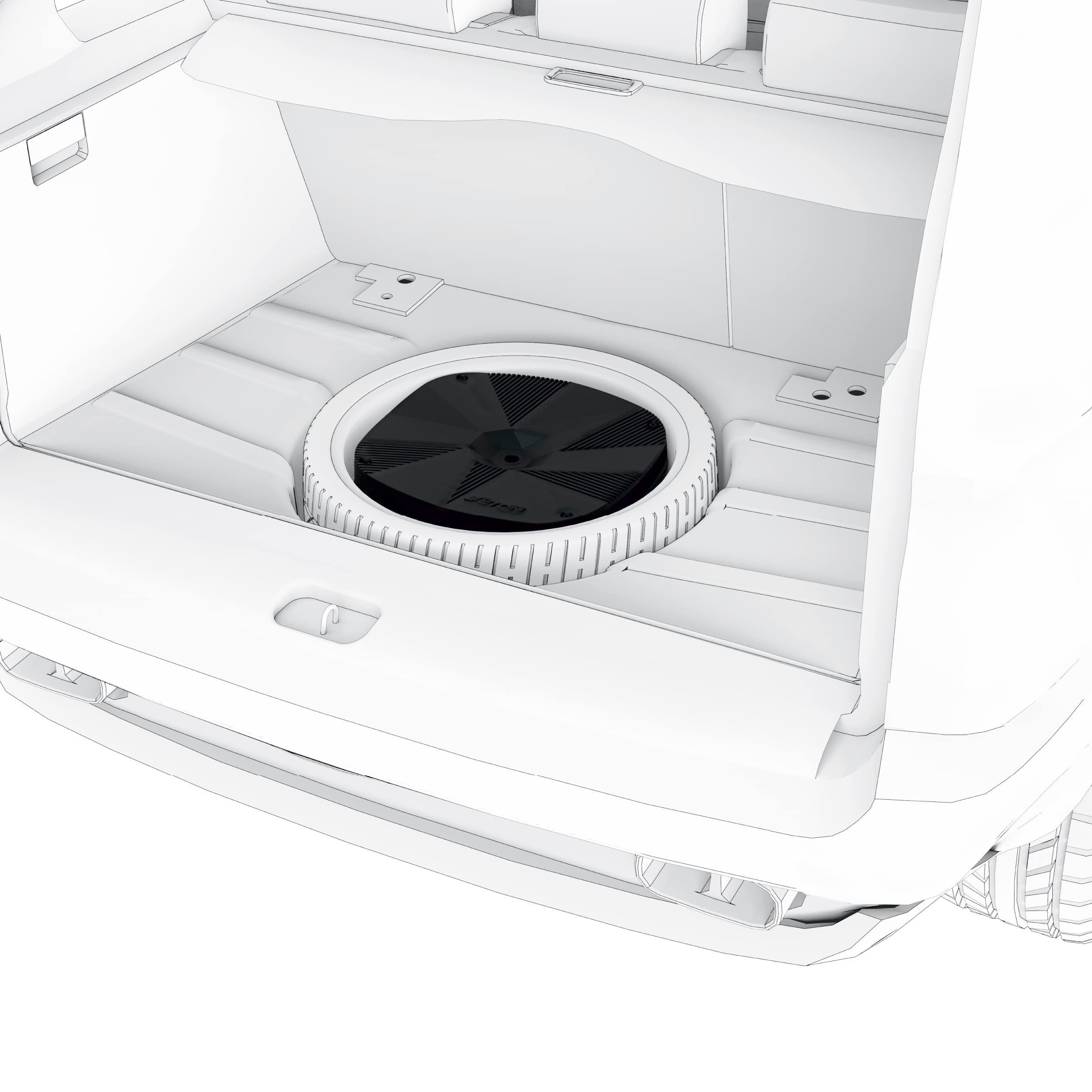 Mua ETON Res 12 Flat Spare Wheel Active Subwoofer, Active Bass Box ...