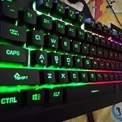 Amazon.in: Buy Night Hawk NK102 FPS Gaming Keyboard with 3 Colour ...