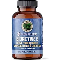 Pure Lab Vitamin | Slow Release Bioactive B Complex | 120 Capsules | Vitamin B-Complex ...