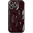 Amazon.com: Caseative for iPhone 14 Pro Max Case,Water Ripple Wave Meteorite Bubble Chrome ...