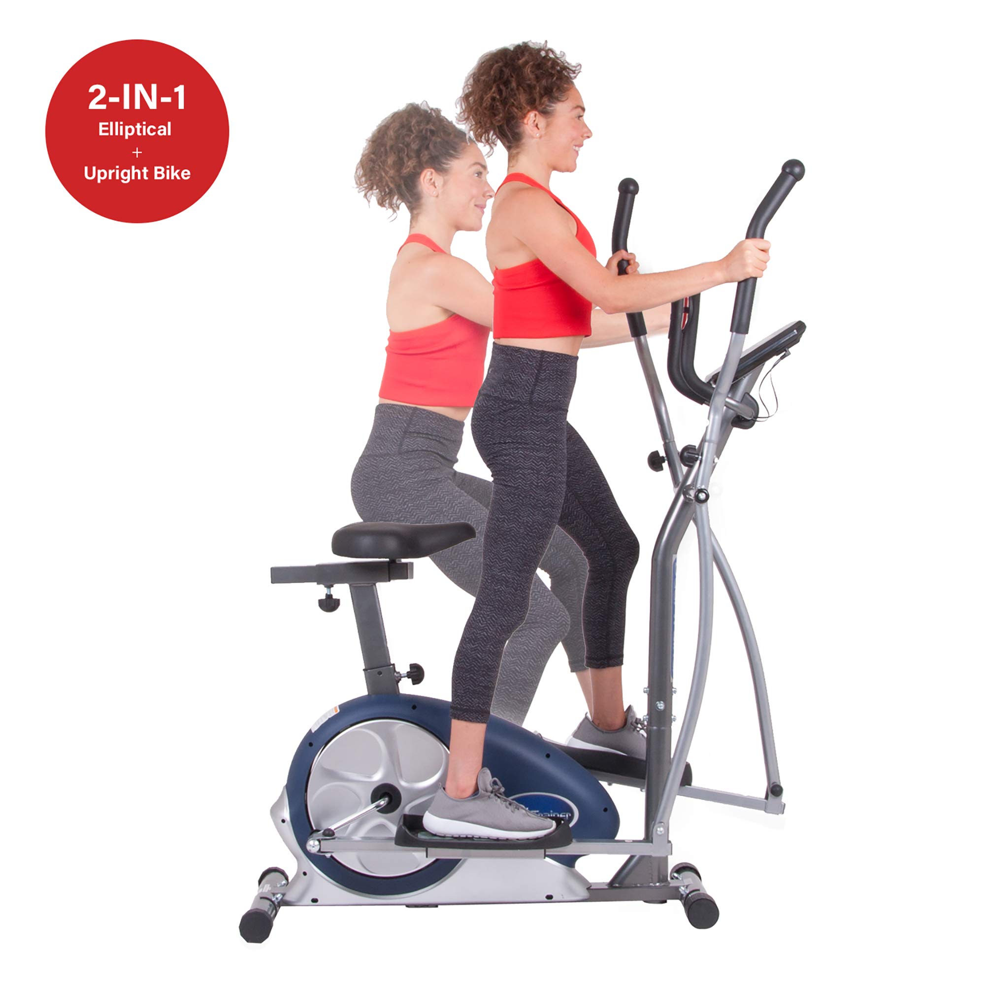 Mua Body Champ 2-in-1 Upright Exercise Bike and Elliptical Trainer with ...