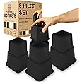 Amazon.com: Home Intuition Heavy Duty Adjustable Bed Risers Furniture ...