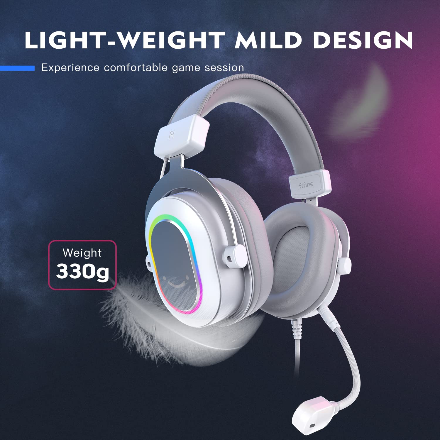 Mua FIFINE USB Gaming Headset, PC Headphones Wired with Microphone for ...
