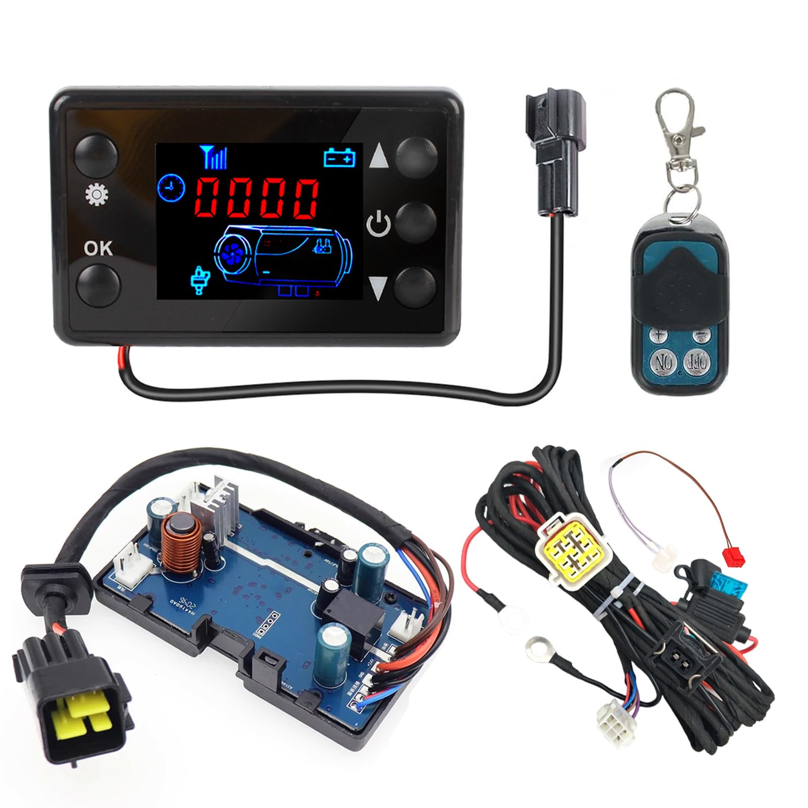 Copgge 12V/24V Diesel Heater Control Board Parking Heater Controller ...