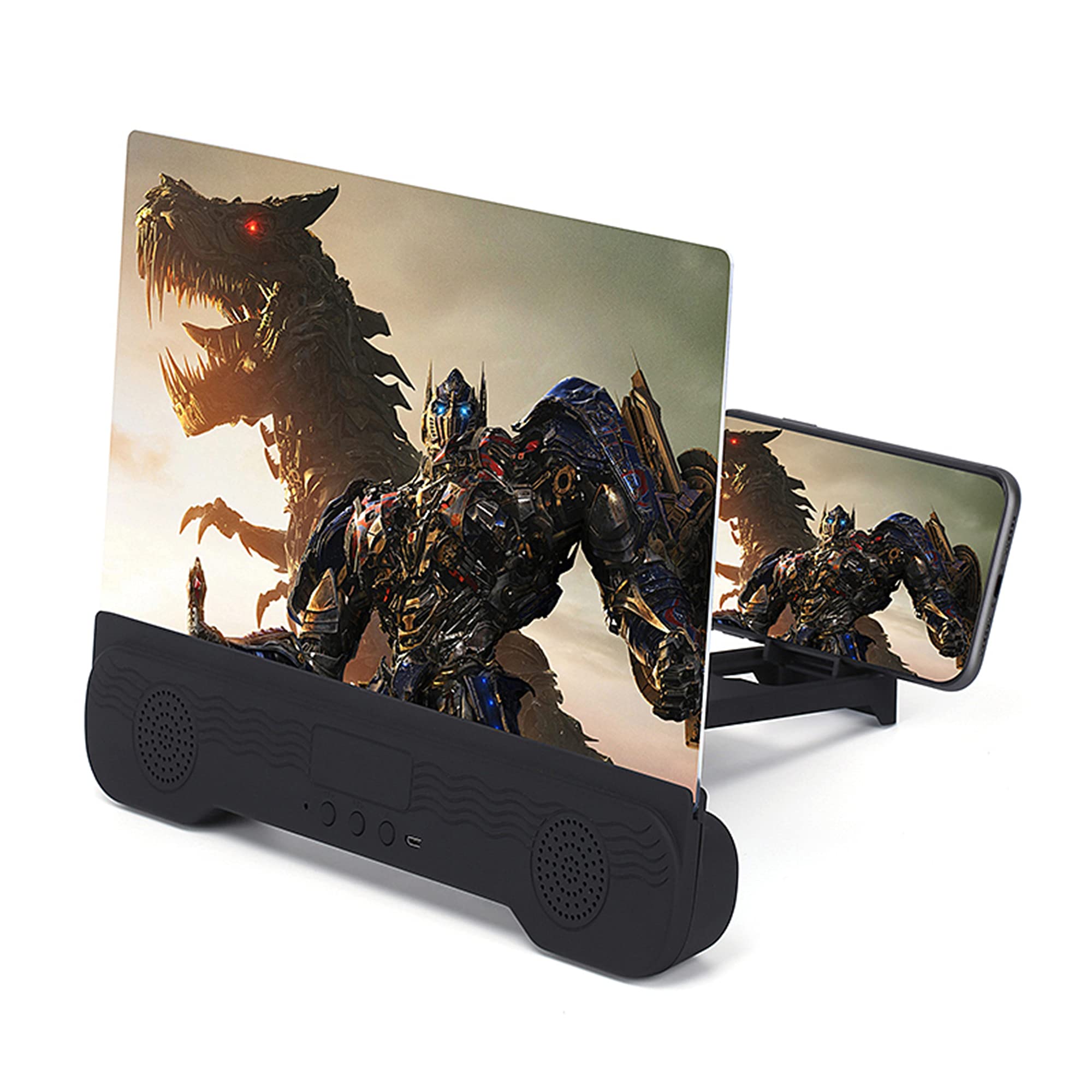 CHANGAIDA 14 Inch Phone Screen Amplifier with Bluetooth Speaker ...