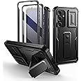 Amazon.com: Dexnor for Samsung Galaxy S24 FE Case with Built-in Slide Camera Cover & Screen ...