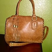 Scarleton Vintage Top Zip Satchel H111304 - Brown: Handbags: Amazon.com
