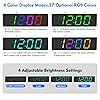 MiOYOOW Soldering Practice Kit, 4-digit RGB Colorful LED Digital Clock ...